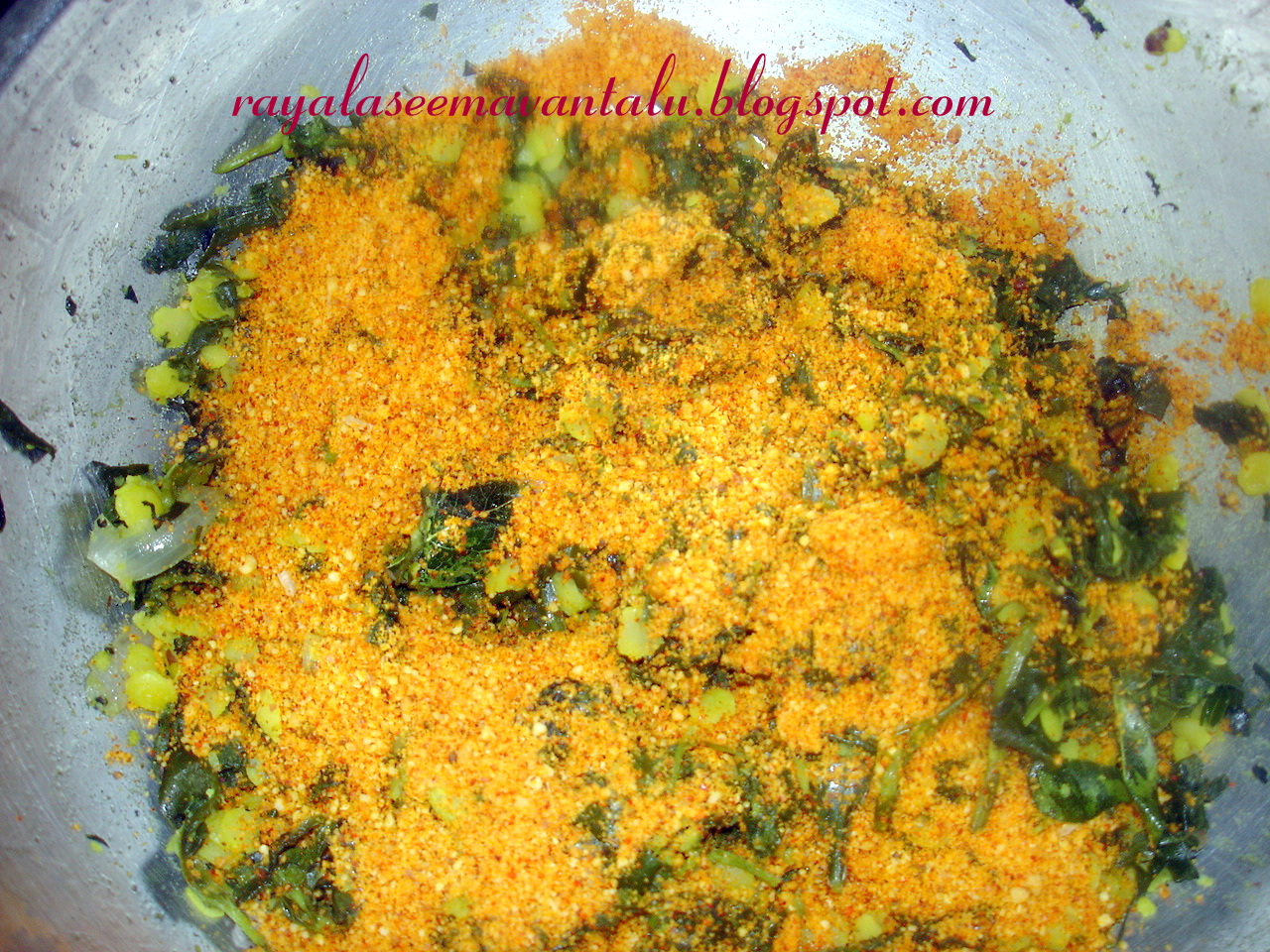rayalaseema recipes with step by step pictures: PONNAGANTI AAKU ...