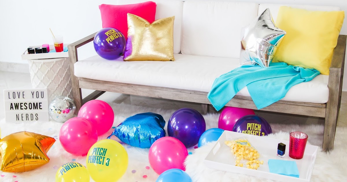 Pitches Night In for Pitch Perfect 3 Movie Party | Celebration Stylist ...