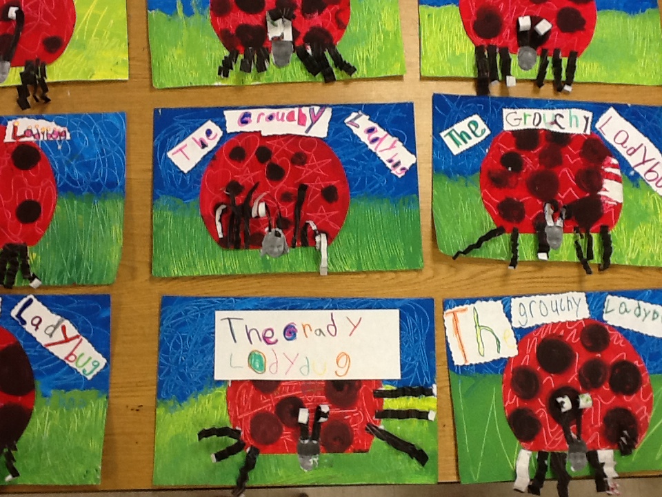 WHAT'S HAPPENING IN THE ART ROOM??: 1st Grade "The Grouchy Ladybug"