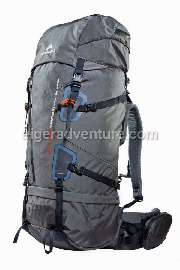 WEEKDAYS TRAVELER: Review : Backpack Eiger Vertical Series Tour 80 L