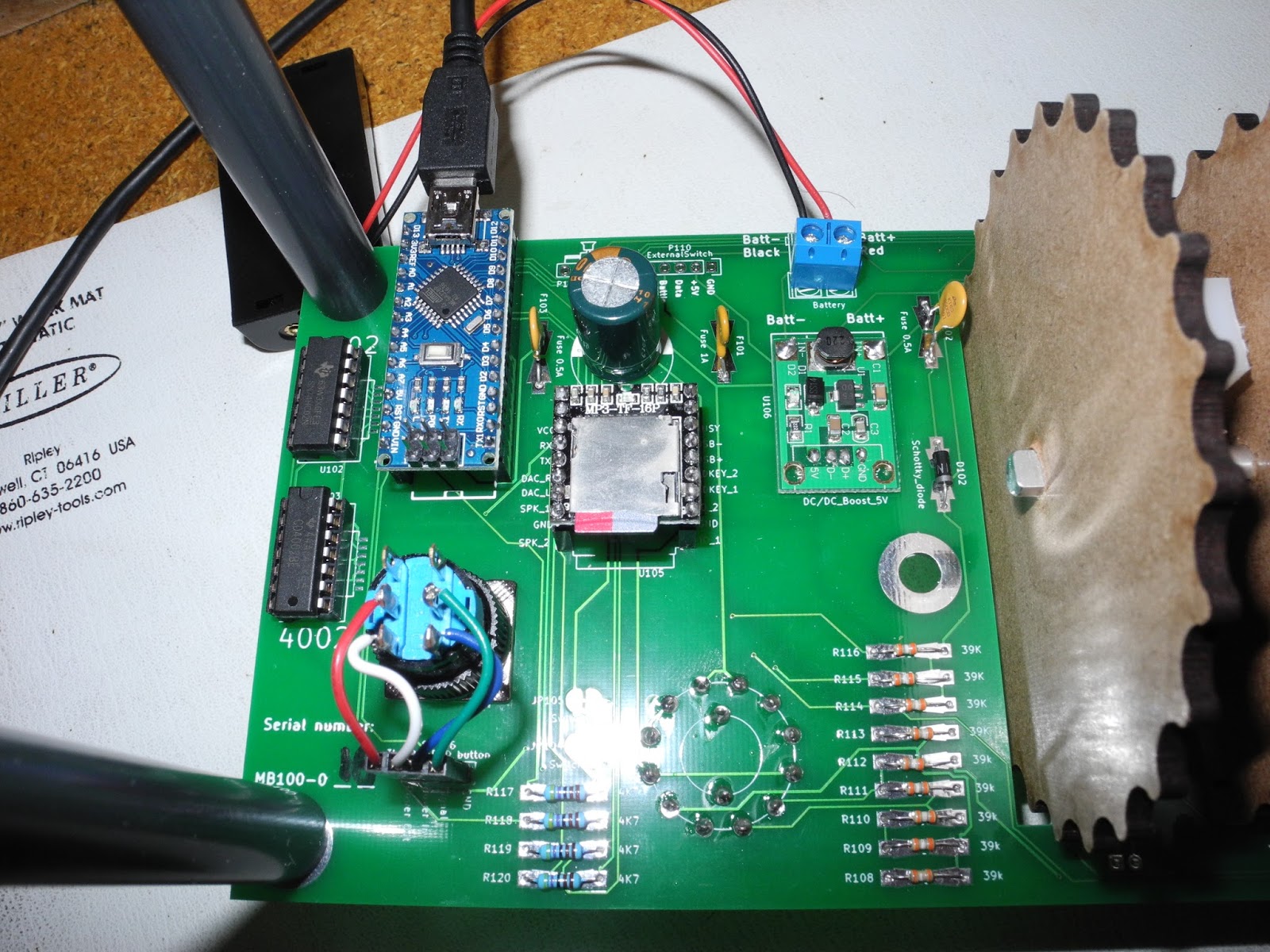 Jeff Tranter's Blog: The MeinEnigma Enigma Machine Kit - Hardware