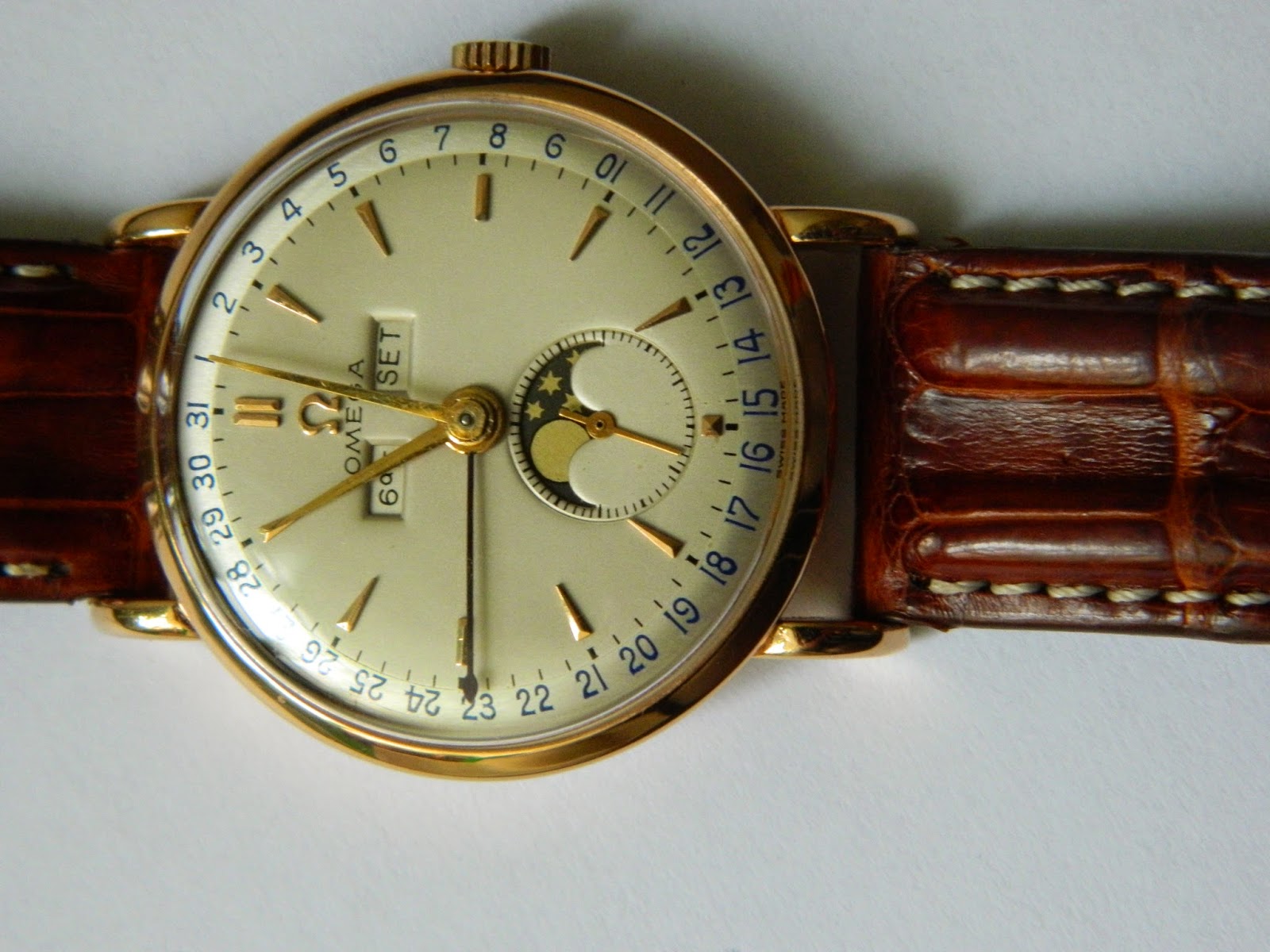 Omega, “Cosmic” Moonfase, Calibre 27 DL PC 381 – Relojoaria Girão