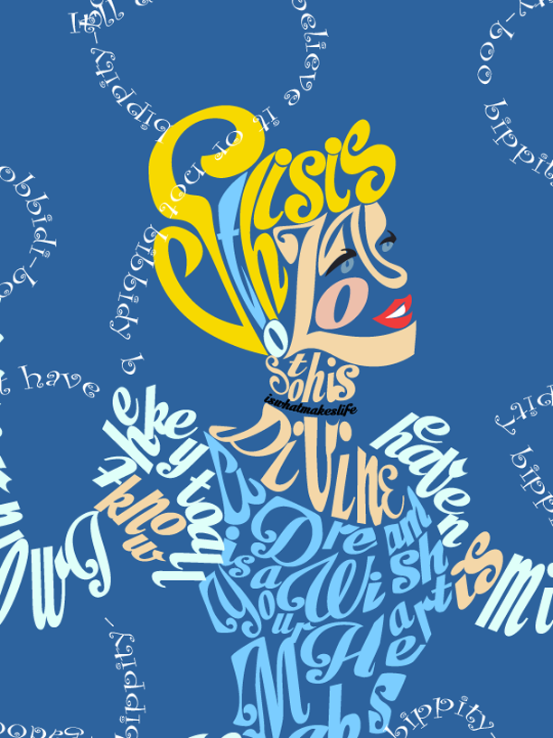 Adventures in Digital Art!: Cinderella Calligram