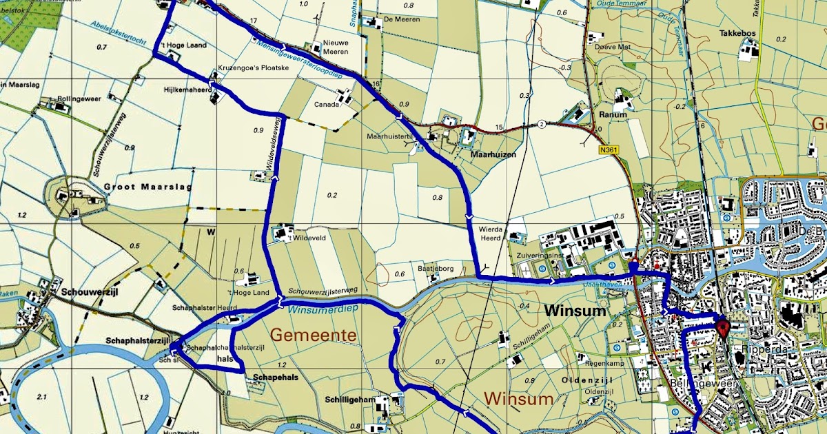 Wandel, fiets en vakanties : Winsum