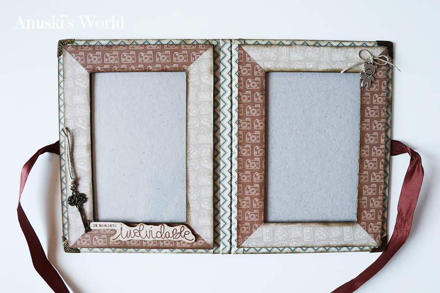 Marco de fotos doble con dedicatoria