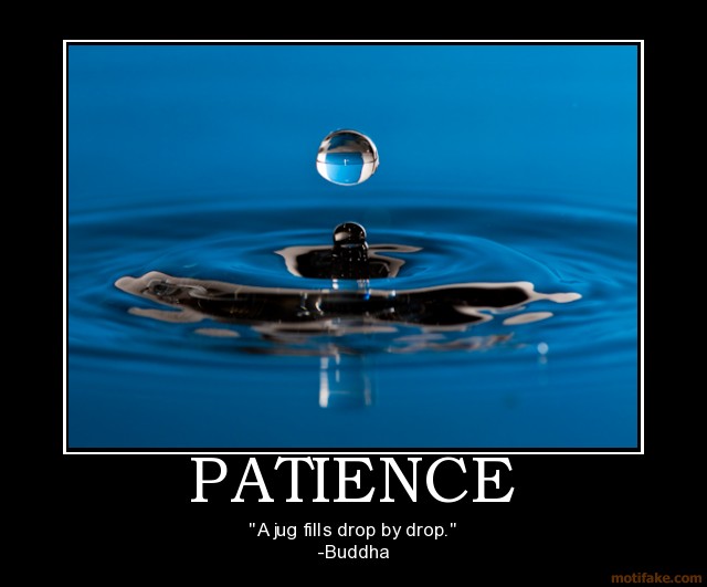 Patience is that the heart does not feel anger towards that which is ...