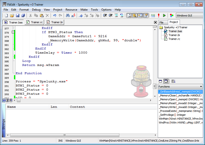 t2Eservo: Programming Languages for Game Trainers Compared