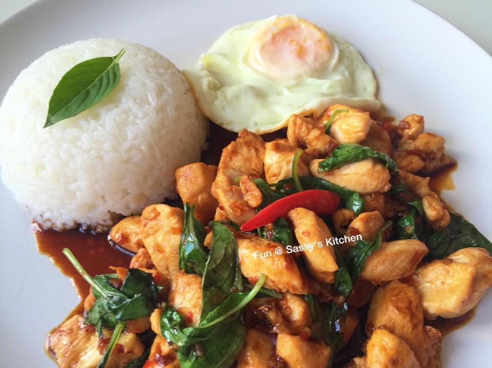 Plate & Palate: Thai Basil Chicken by Angela Seah Thulin