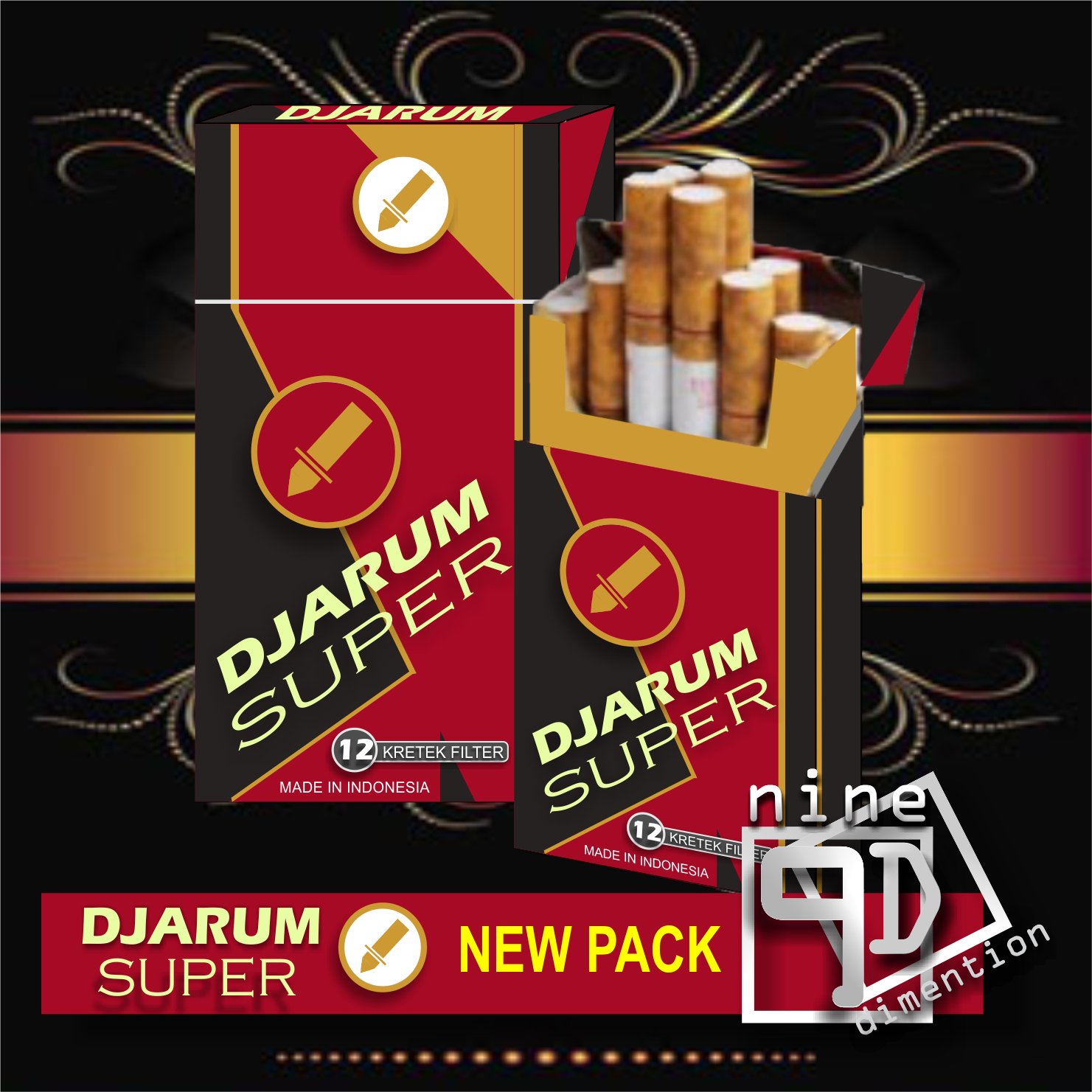 Design Djarum Super New Pack | Nine Dimention