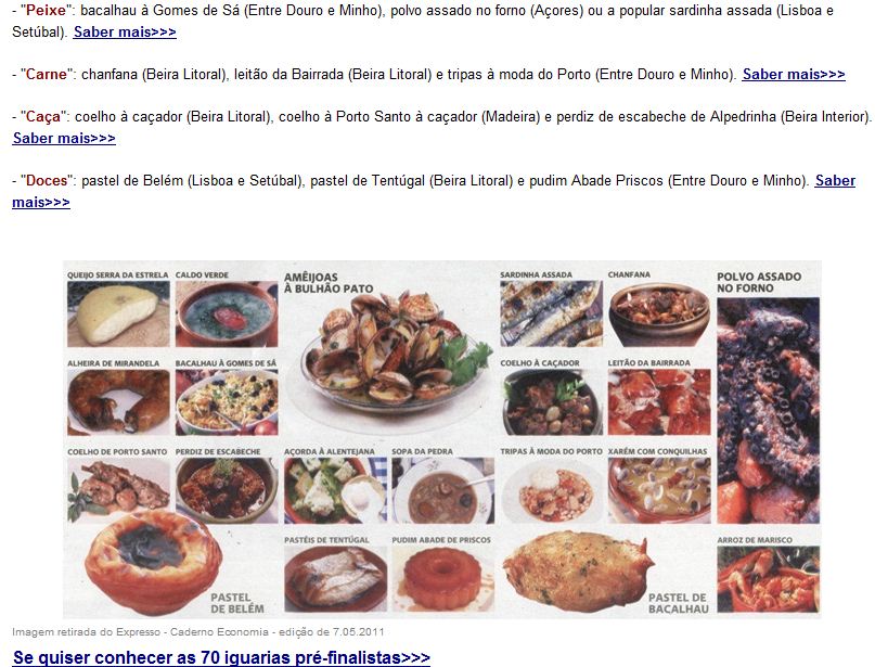 Resenha Portuguesa: 7 Maravilhas da Gastronomia Portuguesa