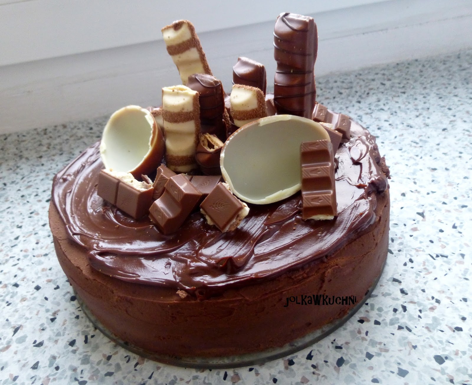 Jolka w kuchni: Czekoladowy tort Kinder