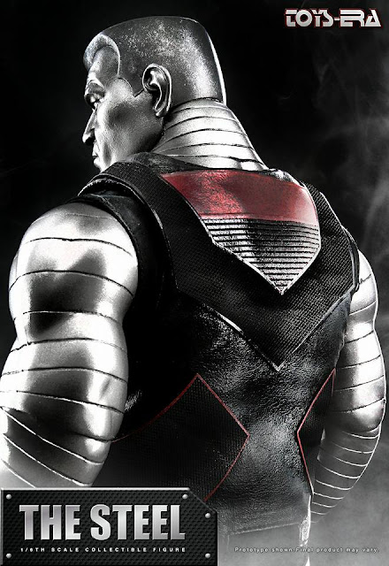 toyhaven: Preview pics of Toys Era 1/6th scale The Steel aka Colossus ...
