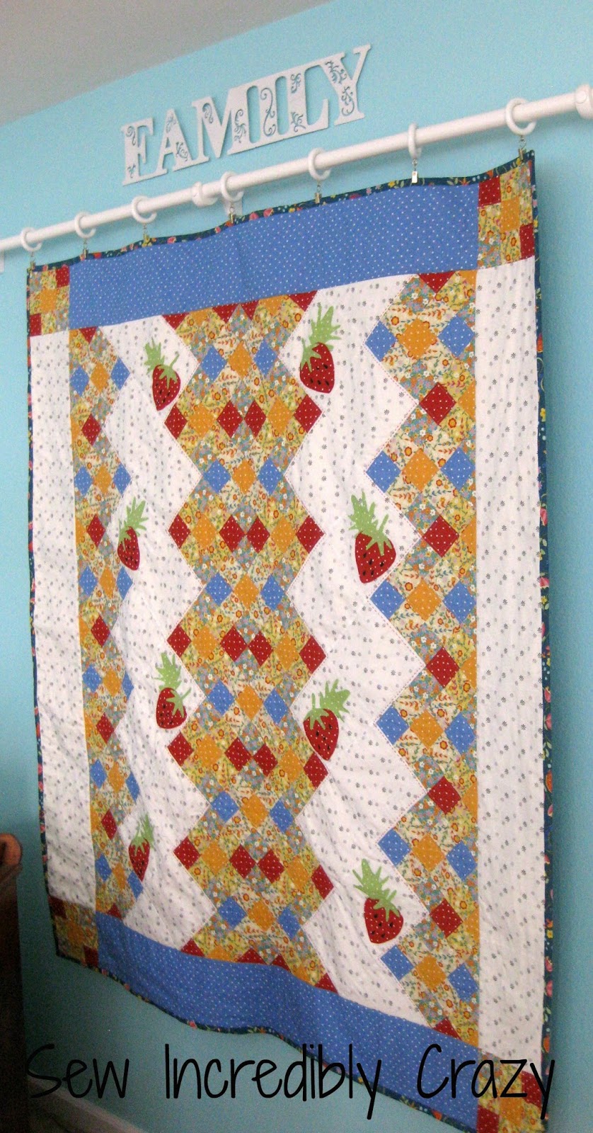 Sew Incredibly Crazy: Hannah's Berry Patch and a Free Pattern