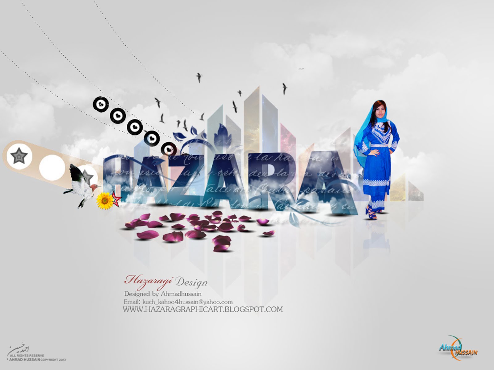 Hazara Graphic Art: Hazaragi style wallpaper