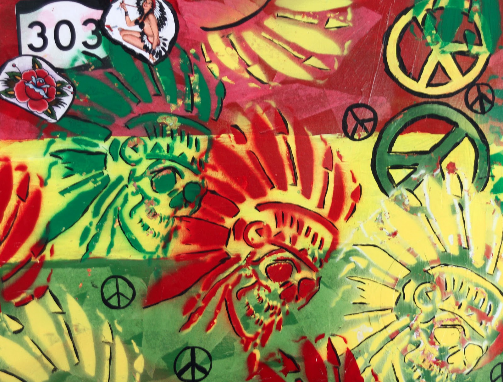 Student Art: Stencil Graffiti