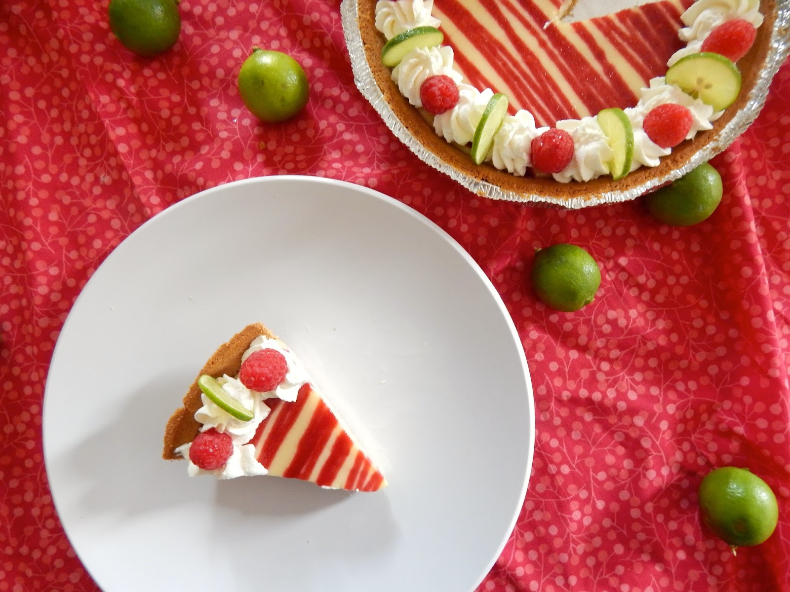 The Nerdy Chef: Raspberry Key Lime Pie