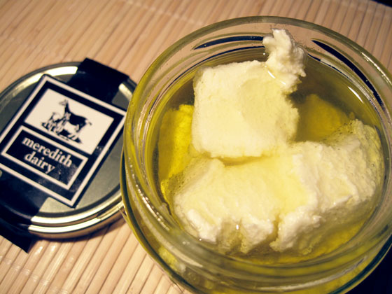 mikeyp-mrcheese: Meredith Marinated Goat Cheese