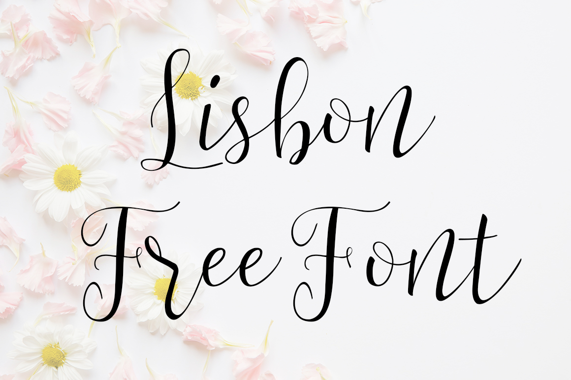 DLOLLEYS HELP: Lisbon Free Font