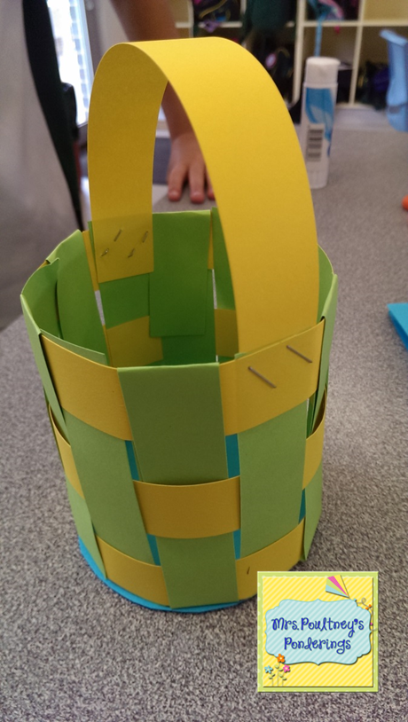 Classroom Ponderings: Woven Easter Baskets