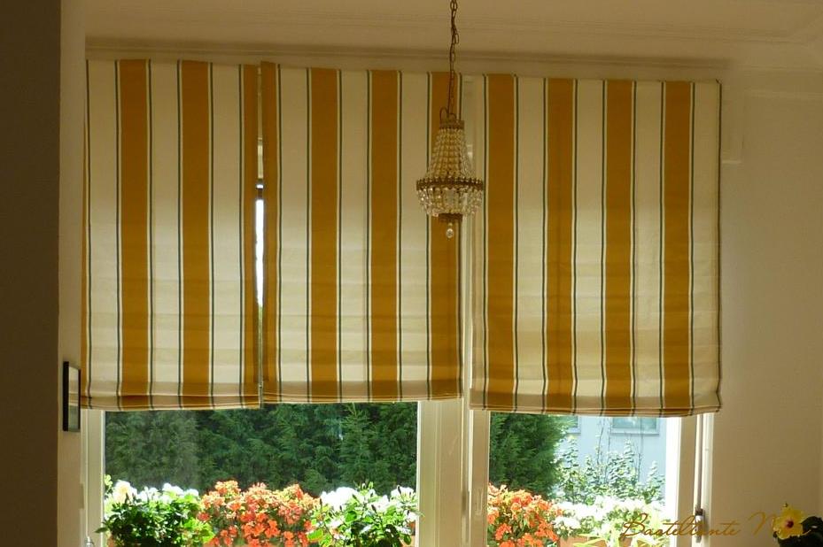 Basteltante Nina: Raffrollo nähen