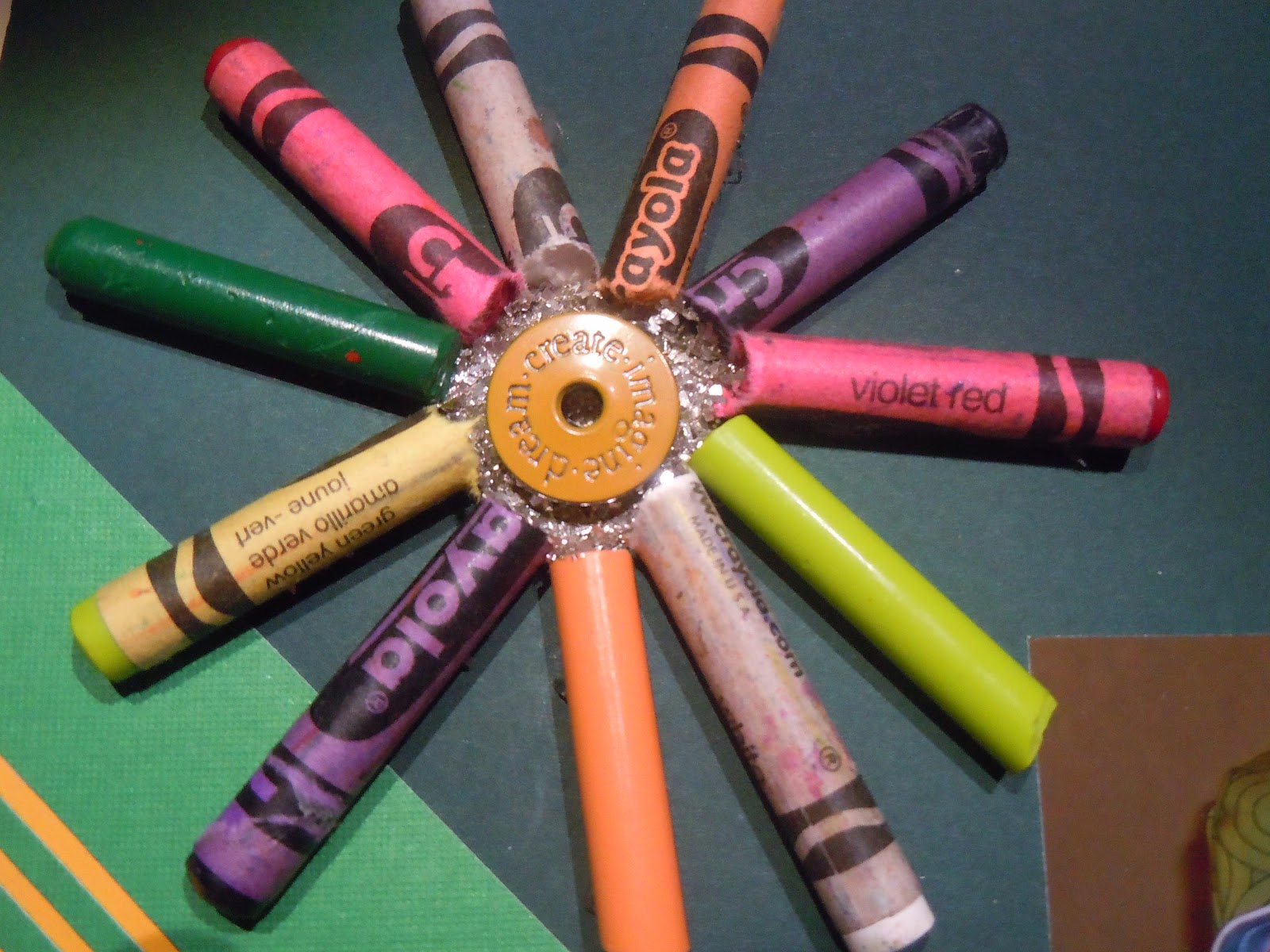 Happily My Ever After: Scrapbooking Your Kid's Artwork with Crayons