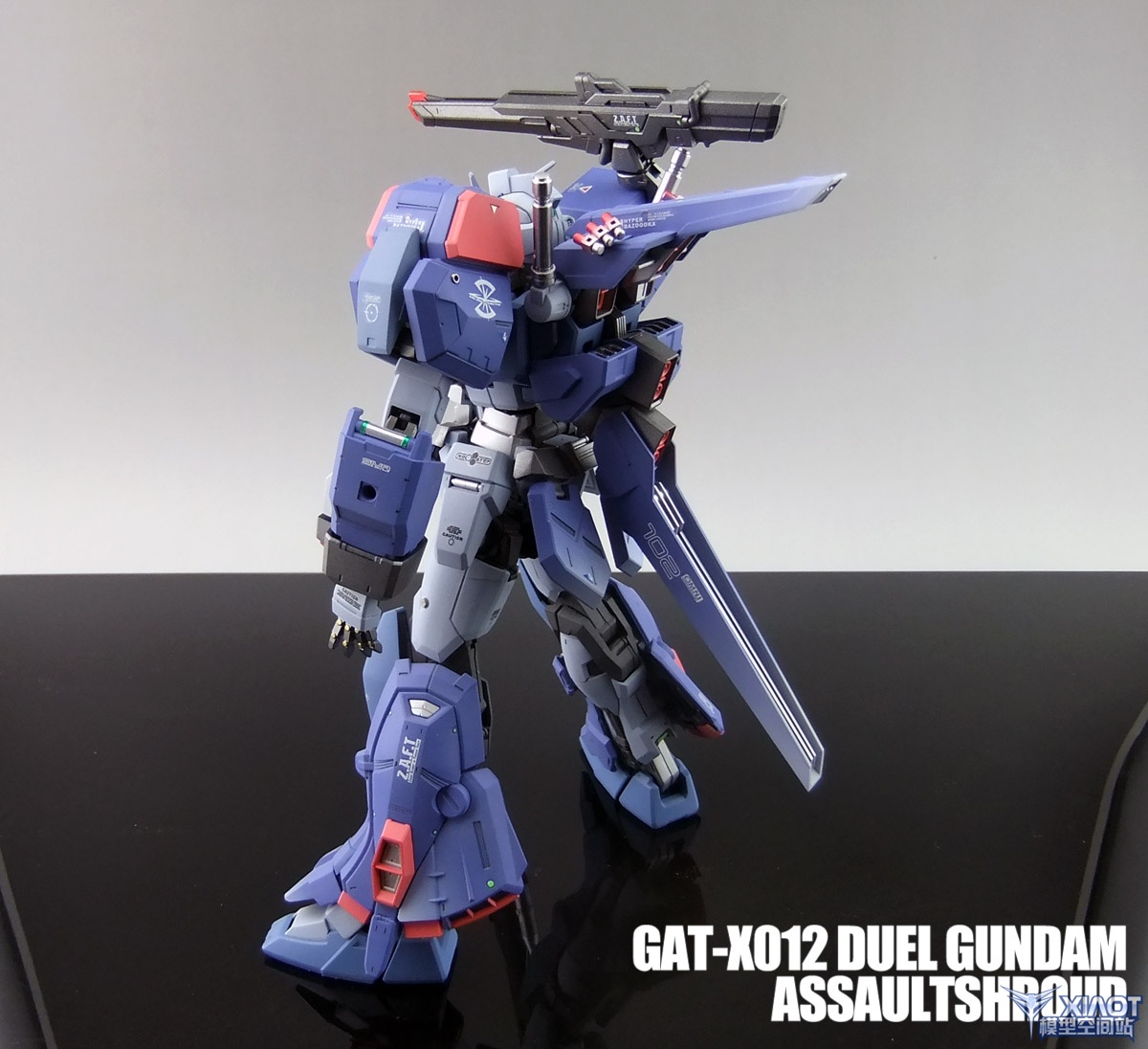 GUNDAM GUY: MG 1/100 GAT-X102 Duel Gundam Assaultshroud - Painted Build