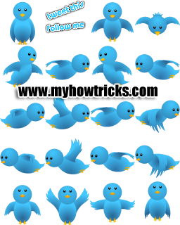 How To Add Animated Flying Twitter Bird Widget For Blogger / Website