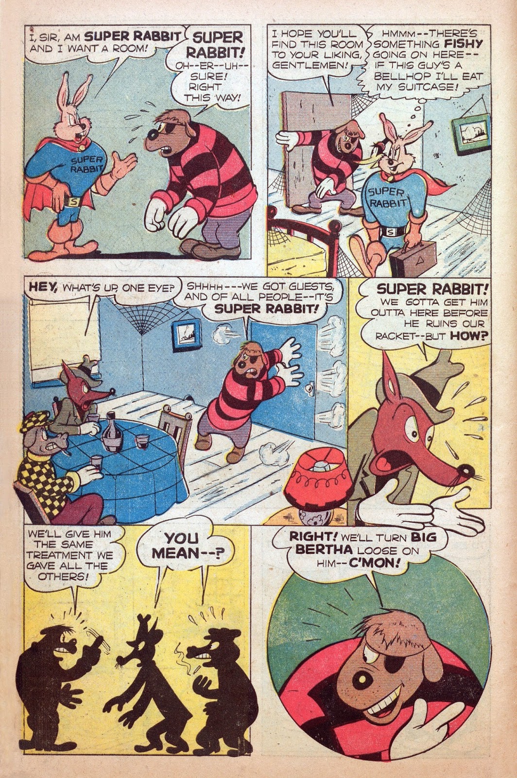 Four-Color Shadows: Super Rabbit-1948