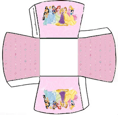 Disney Princess: Free Printable Boxes. - Oh My Fiesta! in english