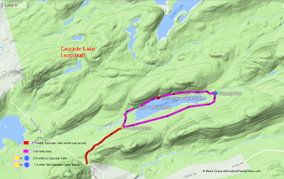 Easy Adirondack Hikes in Eagle Bay- Cascade Lake Waterfall Loop Trail ...