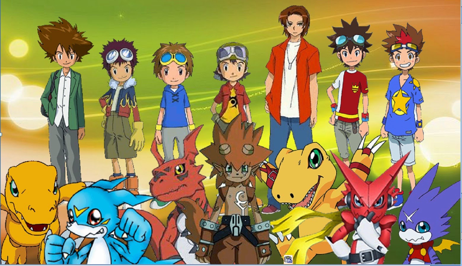 intereses varios: digimon y sus temporadas