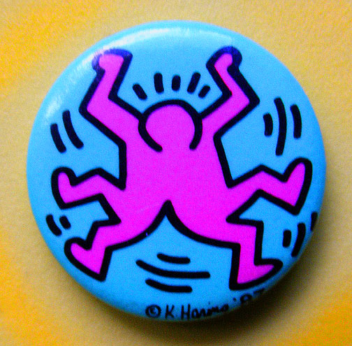 Artists' Books and Multiples: Keith Haring buttons
