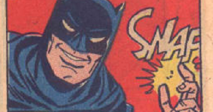Batman snaps fingers