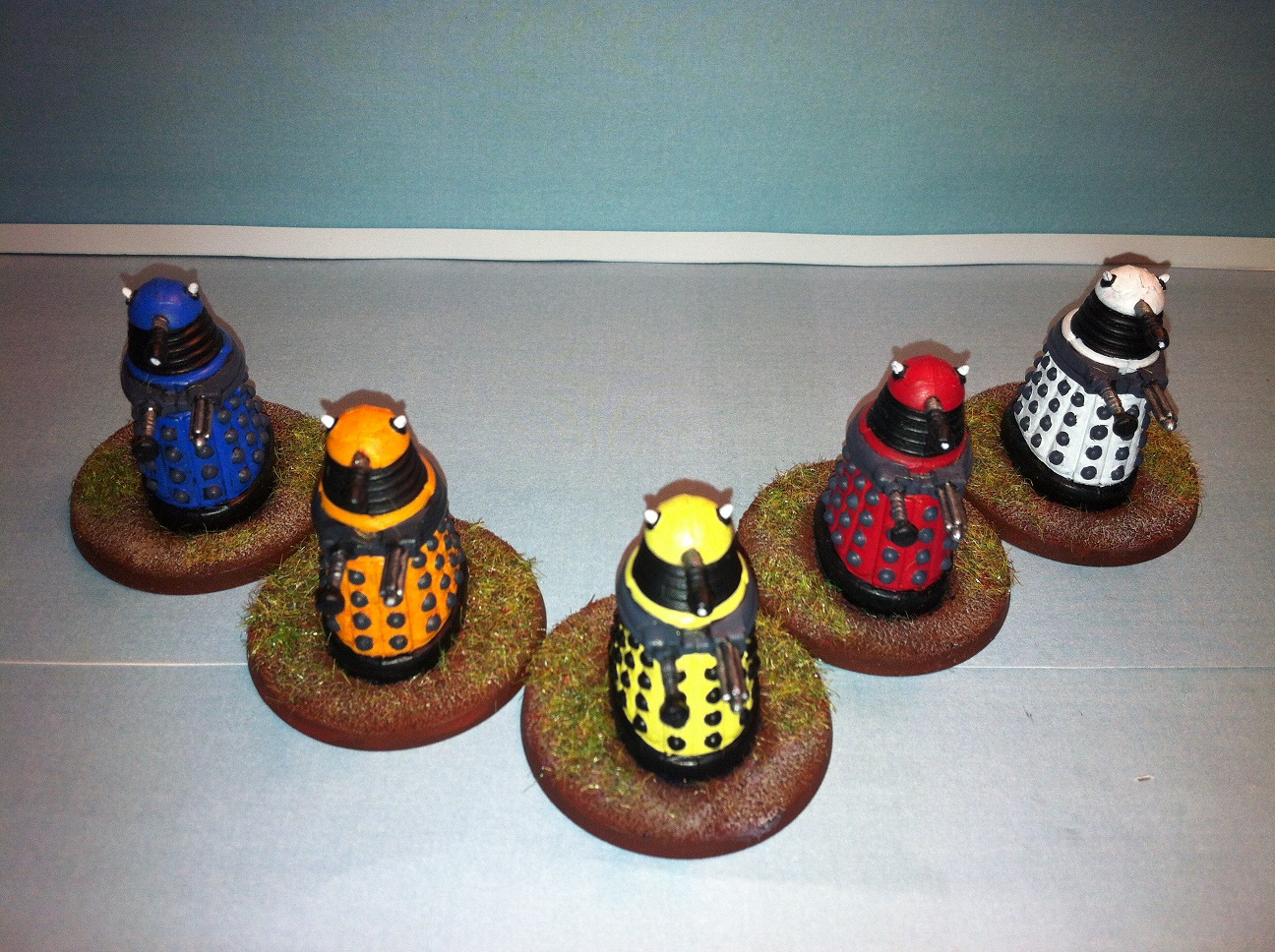 BrummyLad's World of Painting: Dr Who Dalek army