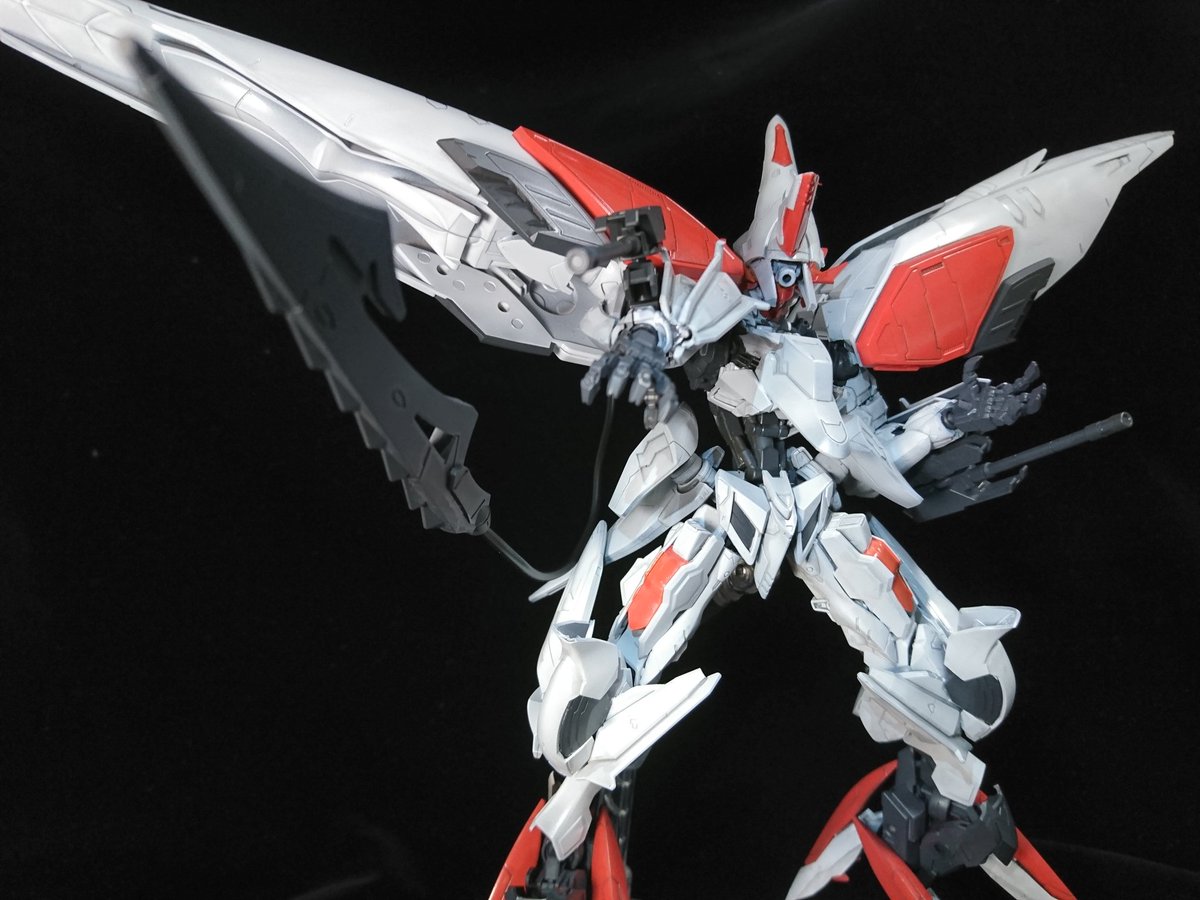 GUNDAM GUY: 1/144 Gundam Barbatos Lupus Armor Hashmal - Custom Build