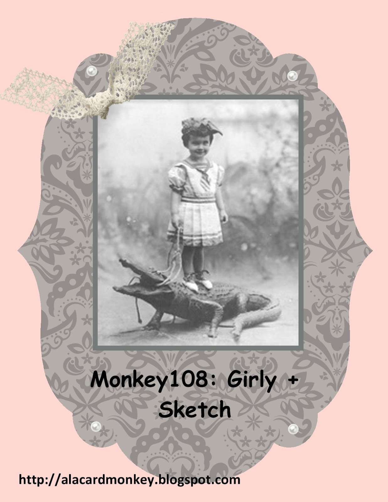 Goin' Over The Edge: It's all girly-girl for Monkey Challenge #108