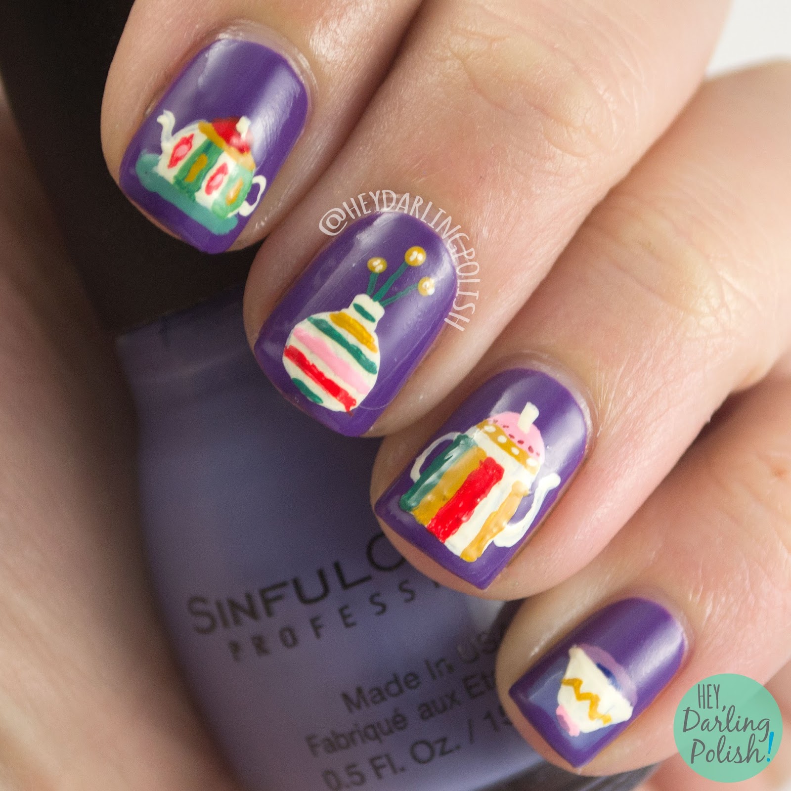 Hey, Darling Polish!: The Nail Challenge Collaborative: Tea Party - Week 3