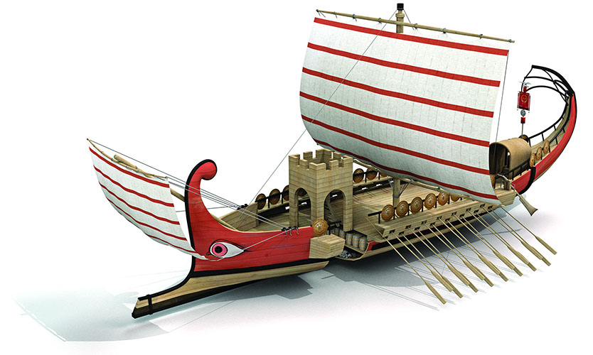 FDRA - Historia de la Defensa: Los primeros navegantes de la historia