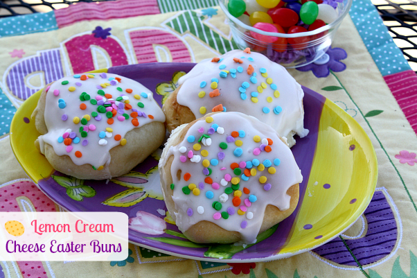 Lemon Cream Cheese Easter Buns — Mommy's Kitchen