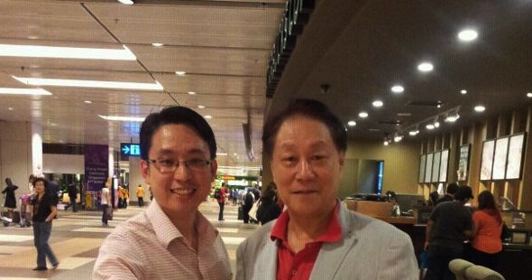 Daniel Loh: 亚洲股神胡立阳老师抵达新加坡 Asia Top Investment Guru Mr Hu Li Yang arrived!