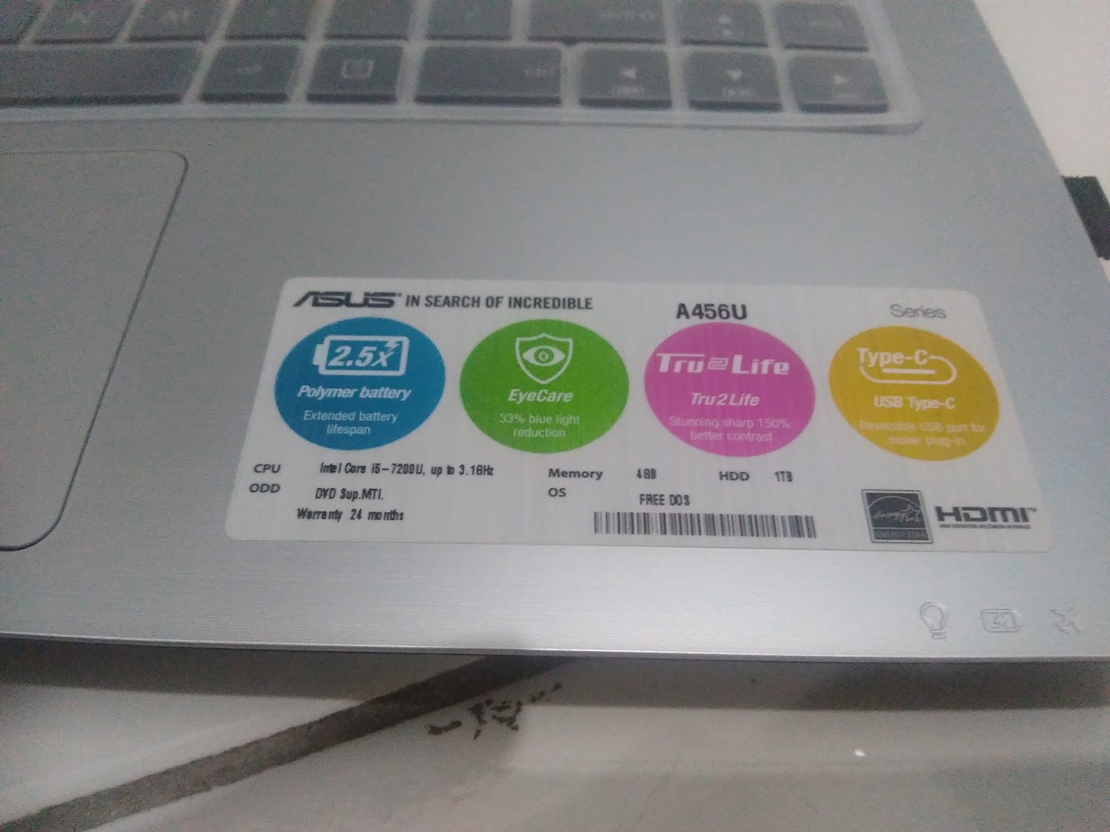 Review ASUS A456U Series Core I5 - 7200U - Cerita Ke Kamu - Stories to Tell