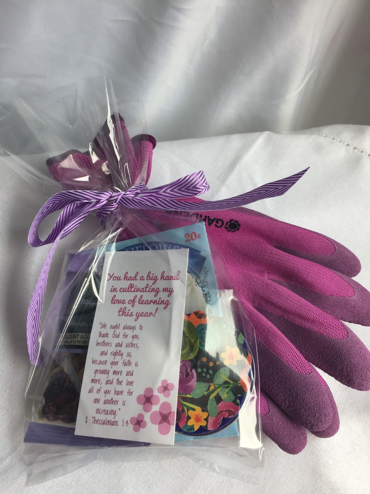 Clare's Contemplations: Garden Gloves Appreciation Gift