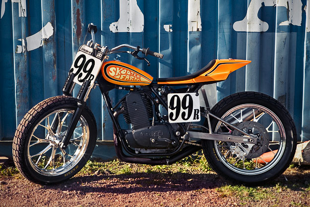 Tangki Knalpot Kustom: Inspirasi Modifikasi Flat Tracker