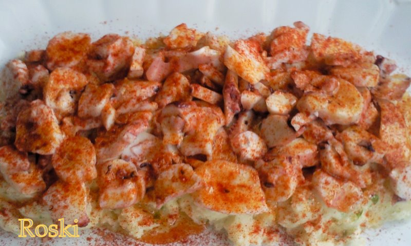 Roski-cocina y algo mas-Yus: Rejo a Feira con Patatas y Perejil.