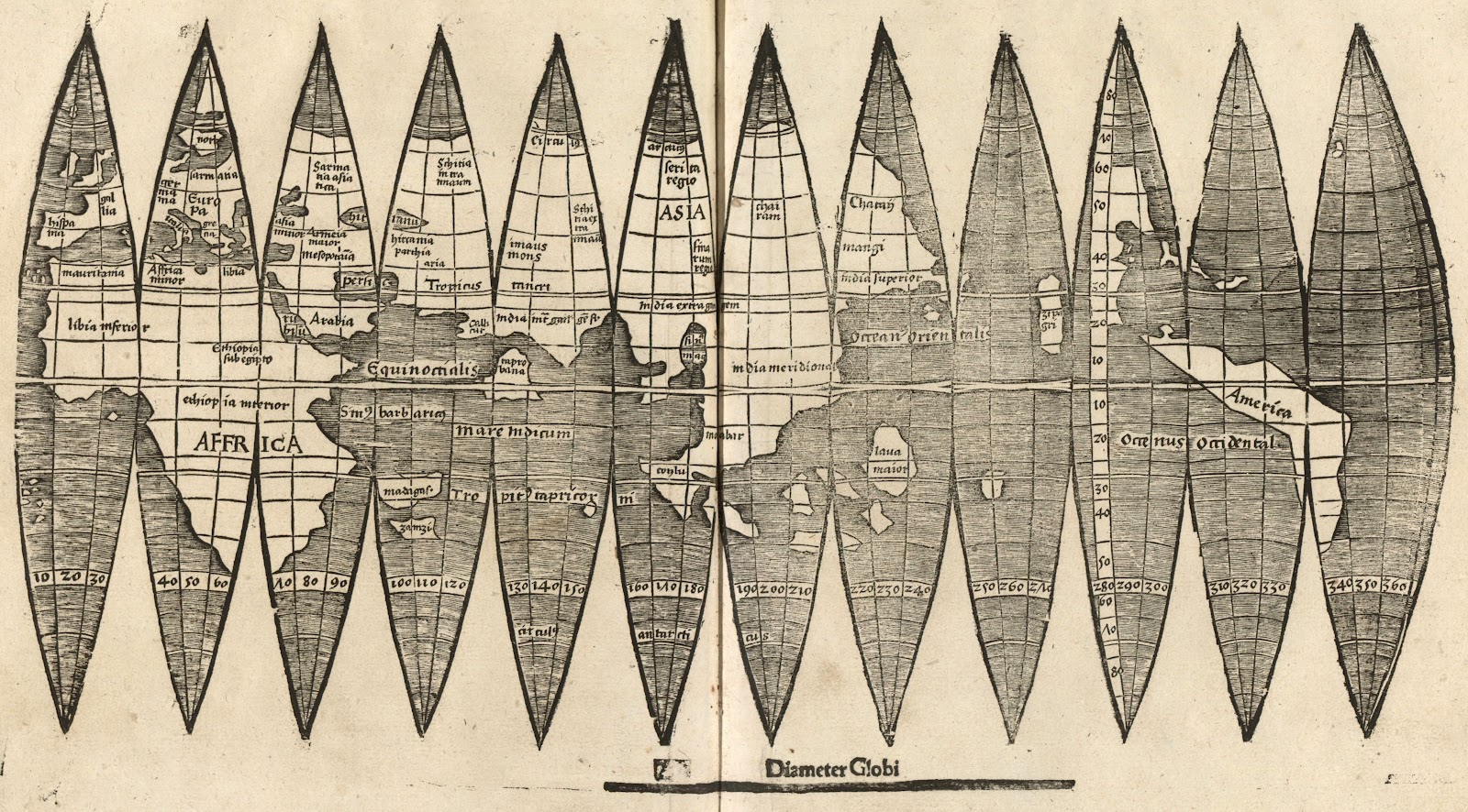 Nag on the Lake: Sixth Waldseemüller Globe Gore to Be Auctioned