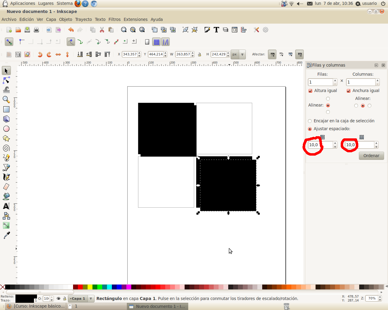 Tutorial Inkscape: LOGO 4
