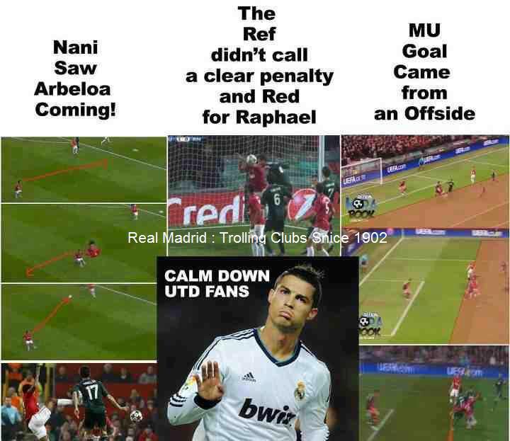 Football Memes: Calm Down Utd Fans