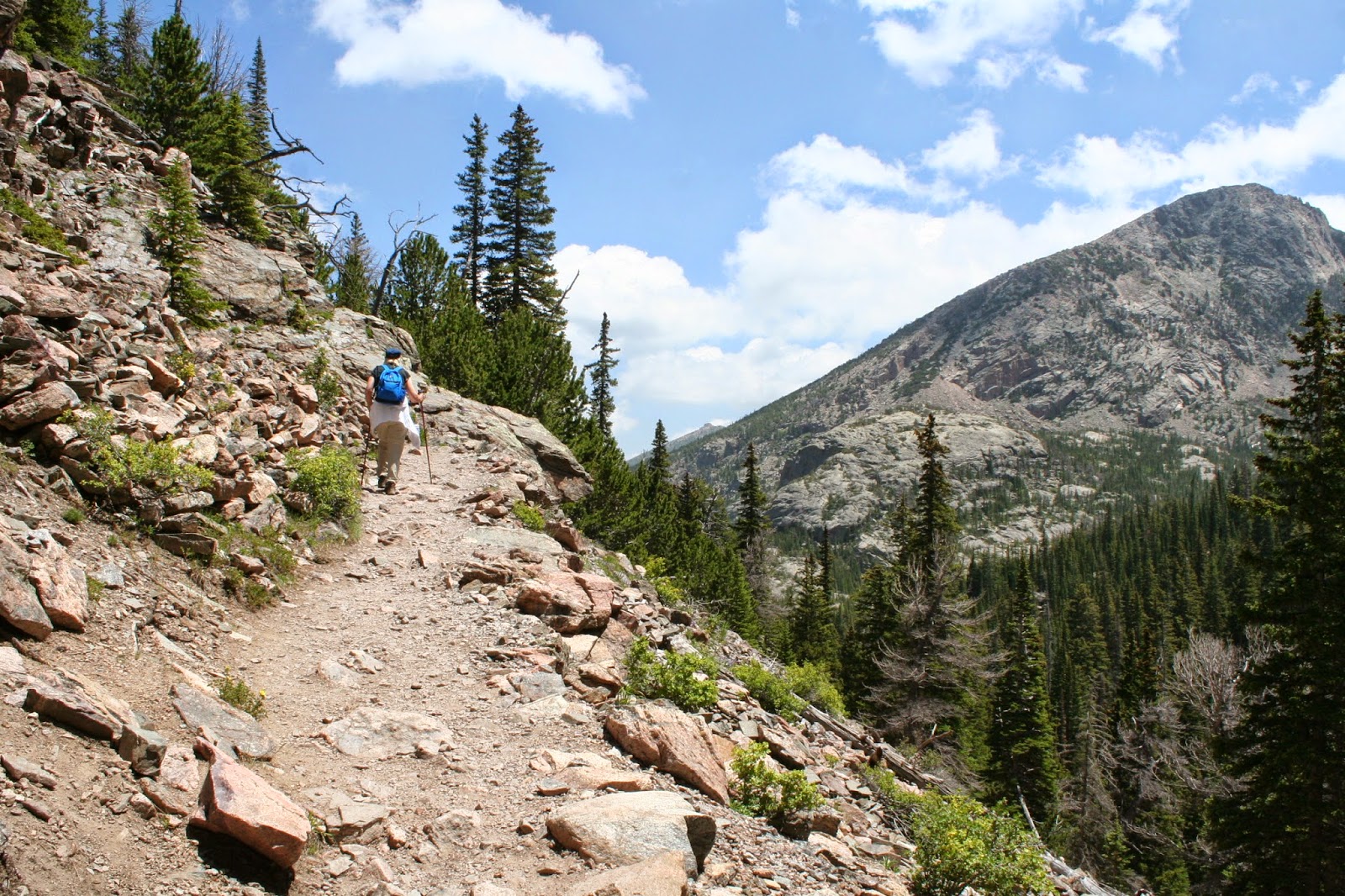The Hiker: The Loch (Loch Vale) - RMNP
