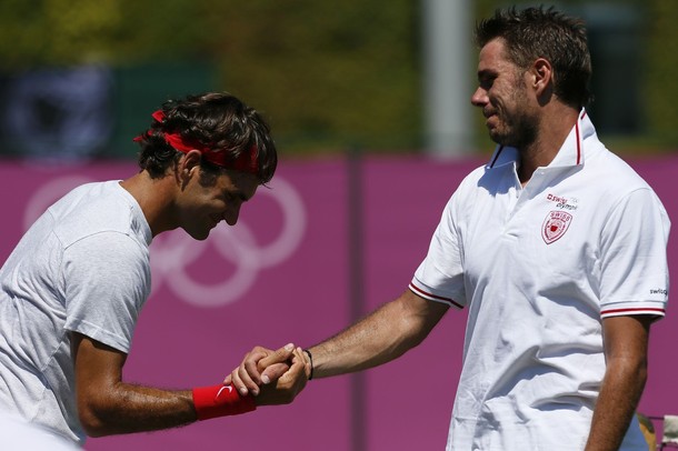 Federer hands flag honour to Wawrinka ~ Roger Federer The Champ