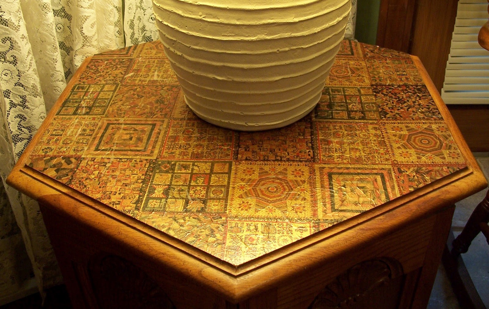 Paper Craft Memories: Upcycled Tabletop